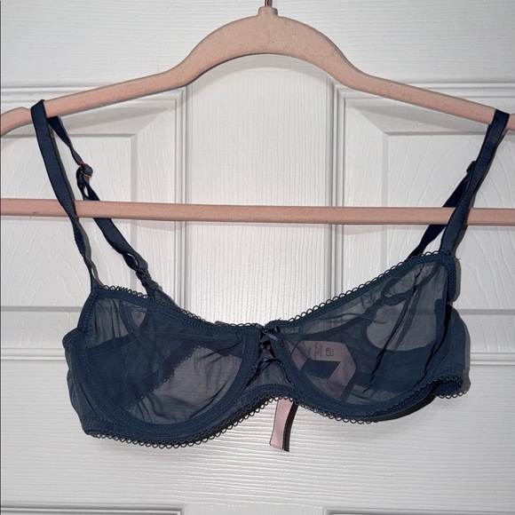 Victoria's Secret | Intimates & Sleepwear | Victorias Secret Navy Sheer ...